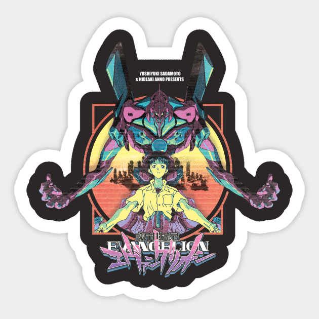 Evangelion Neon Genesis Evangelion Sticker Teepublic